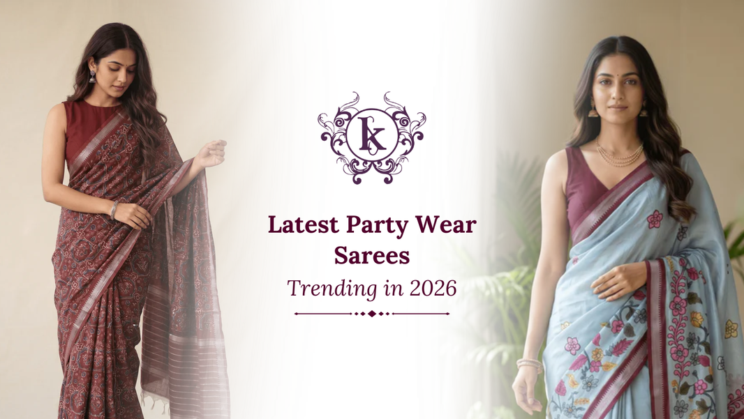 Trending Party Wear Sarees in 2026 | Kaladhar