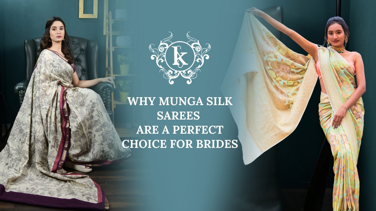 Pure Munga Silk Sarees for Brides | Kaladhar Collection